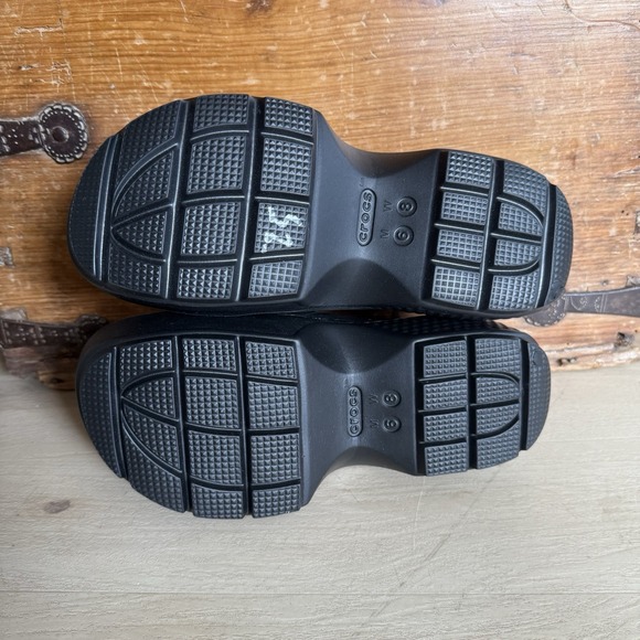 CROCS | Shoes | Crocs Stomp Mary Jane Platform Clogs Womens Size 8 ...